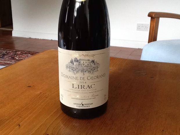2014 Domaine de Georand Lirac, France, Rhône, Southern Rhône, Lirac ...