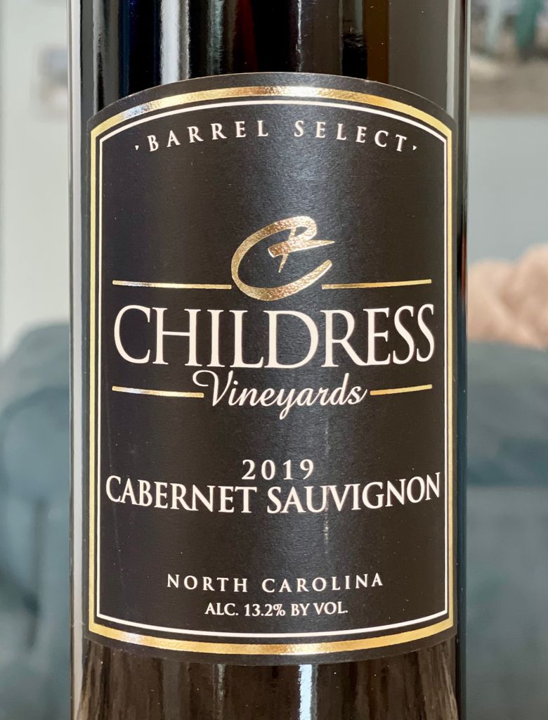 2018 Childress Vineyards Cabernet Sauvignon Barrel Select, USA, North ...