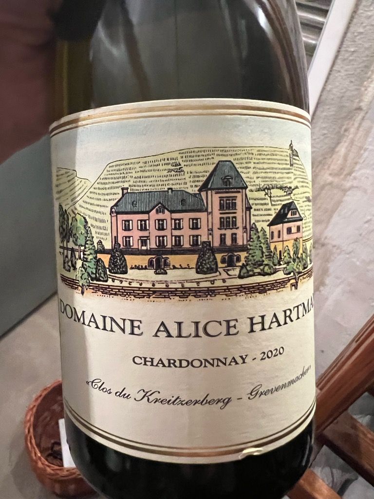 2021 Domaine Alice Hartmann Chardonnay Clos du Kreitzerberg ...