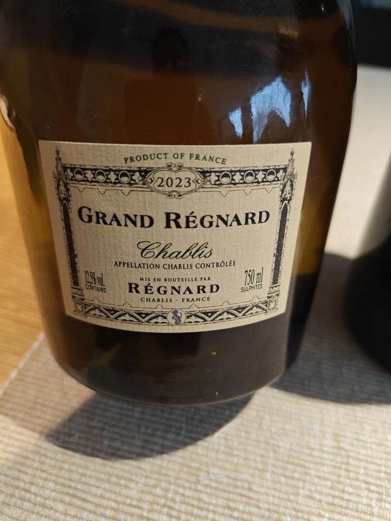 2023 Regnard Chablis Grand Regnard, France, Burgundy, Chablis ...