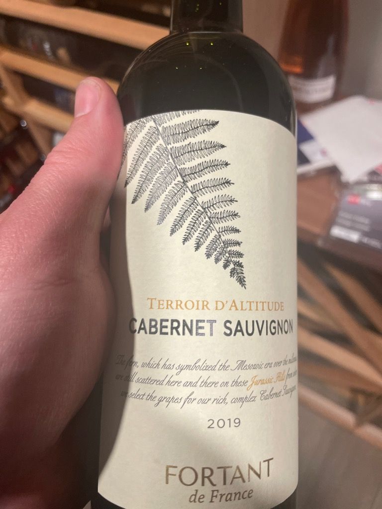 2020 Fortant Cabernet Sauvignon Terroir D'Altitude, France, Languedoc ...