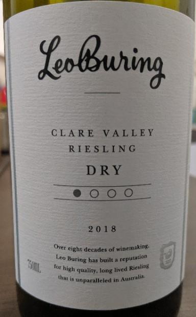 2018 Leo Buring Riesling Clare Valley, Australia, South Australia ...