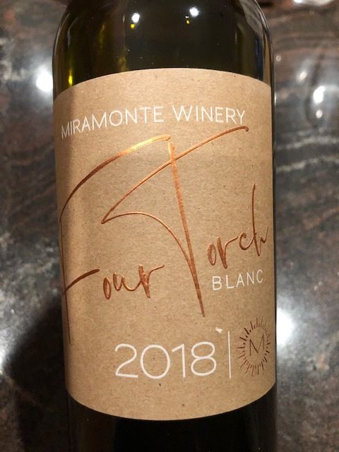 2019 Miramonte Winery 4 Torch Blanc Miramonte Winery, USA, California ...