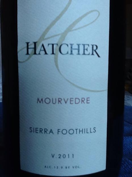 2019 Hatcher Winery Mourvèdre, USA, California, Sierra Foothills ...