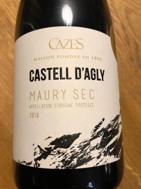 2016 Domaine Cazes Maury Sec Castell D'Agly, France, Languedoc ...