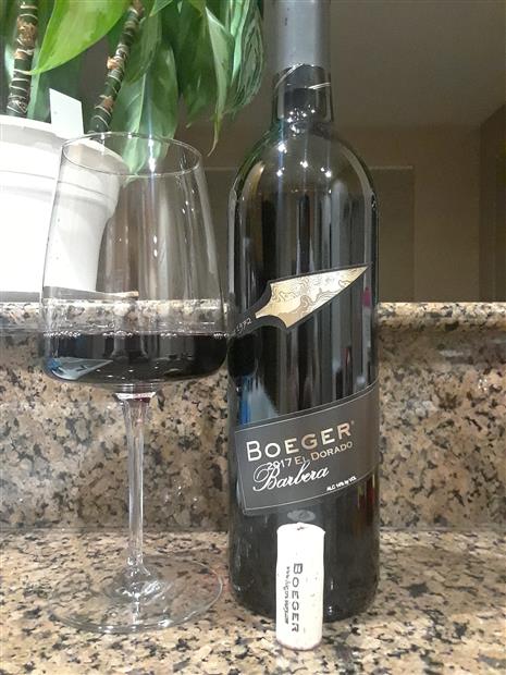2017 Boeger Winery Barbera El Dorado, USA, California, Sierra Foothills ...