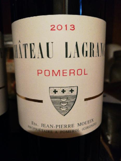 2013 Château Lagrange (Pomerol), France, Bordeaux, Libournais, Pomerol ...