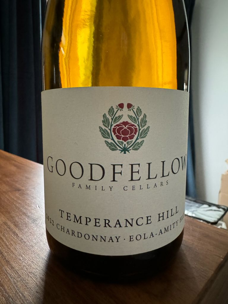 2022 Goodfellow Family Cellars Chardonnay Temperance Hill, USA, Oregon ...