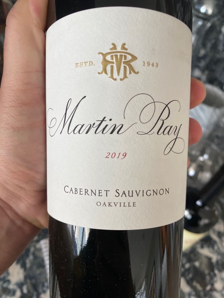 2019 Martin Ray Cabernet Sauvignon Oakville, USA, California, Napa ...