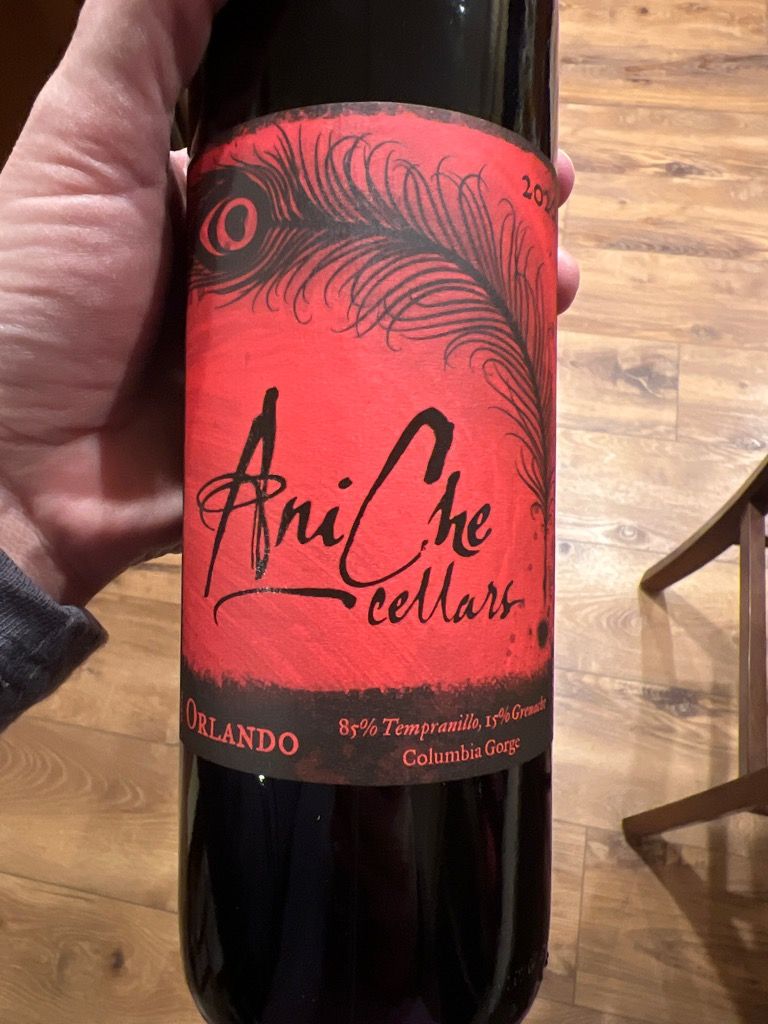 2020 AniChe Cellars Orlando, USA, Washington, Columbia Valley ...