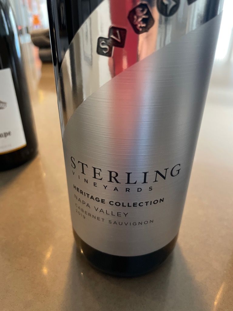 2019 Sterling Vineyards Cabernet Sauvignon Heritage Collection, USA ...