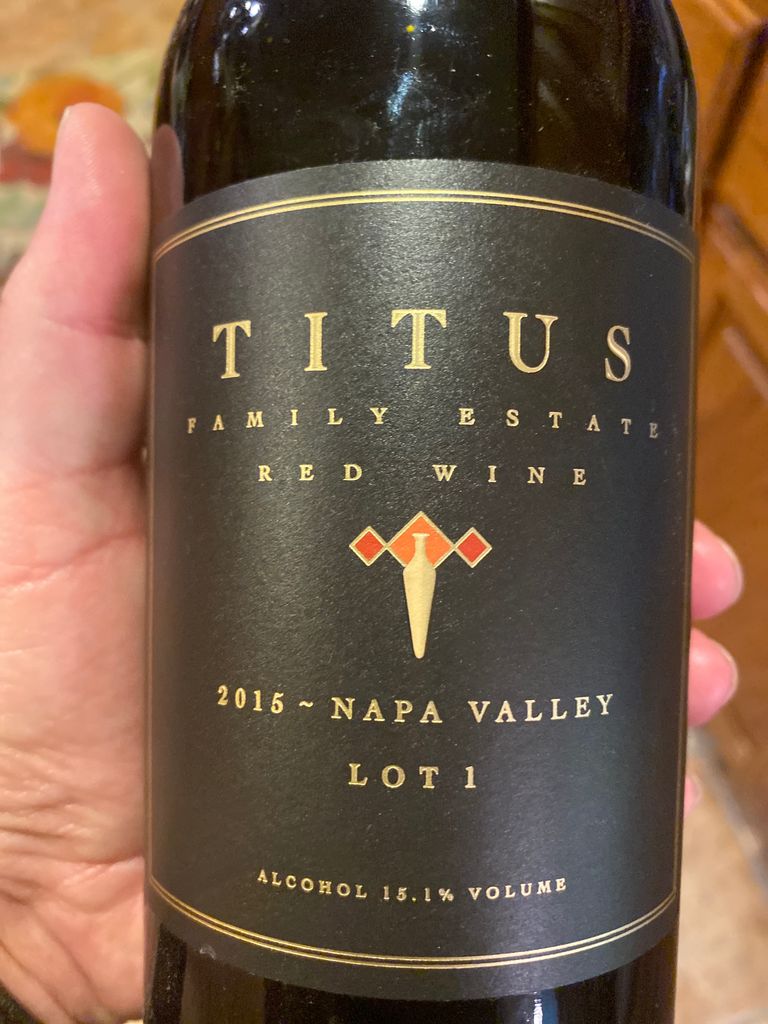 2015 Titus Red Wine Lot 1, USA, California, Napa Valley - CellarTracker