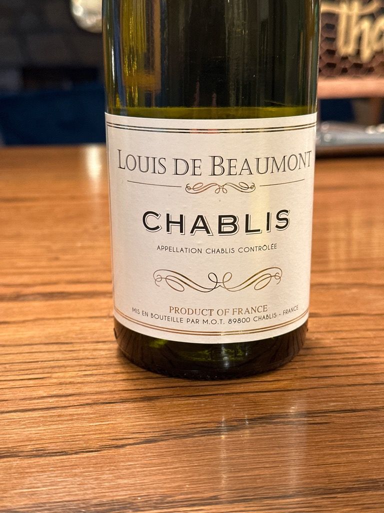 2022 Louis de Beaumont Chablis, France, Burgundy, Chablis - CellarTracker