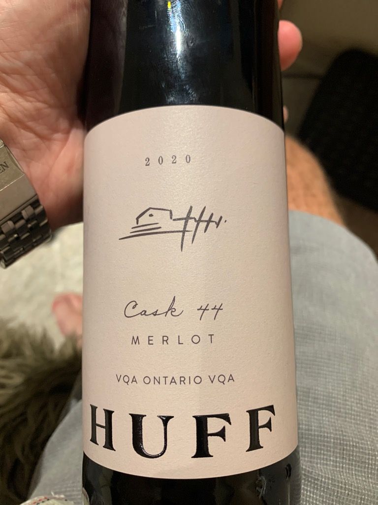 2020 Huff Estates Merlot Cask 44, Canada, Ontario, Ontario VQA ...