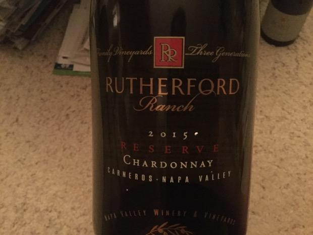 2015 Rutherford Ranch Chardonnay Reserve, USA, California, Napa Valley ...