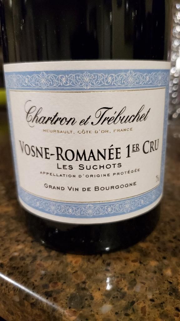 2019 Chartron et Trébuchet Vosne-Romanée 1er Cru Les Suchots, France ...