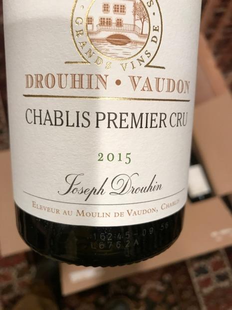 2015 Joseph Drouhin / Drouhin-Vaudon Chablis 1er Cru, France, Burgundy ...