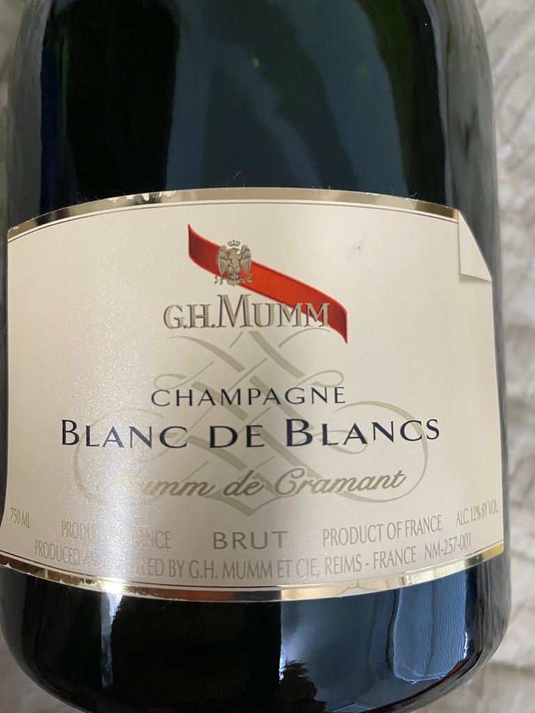 NV G. H. Mumm & Cie Champagne Mumm de Cramant, France, Champagne ...