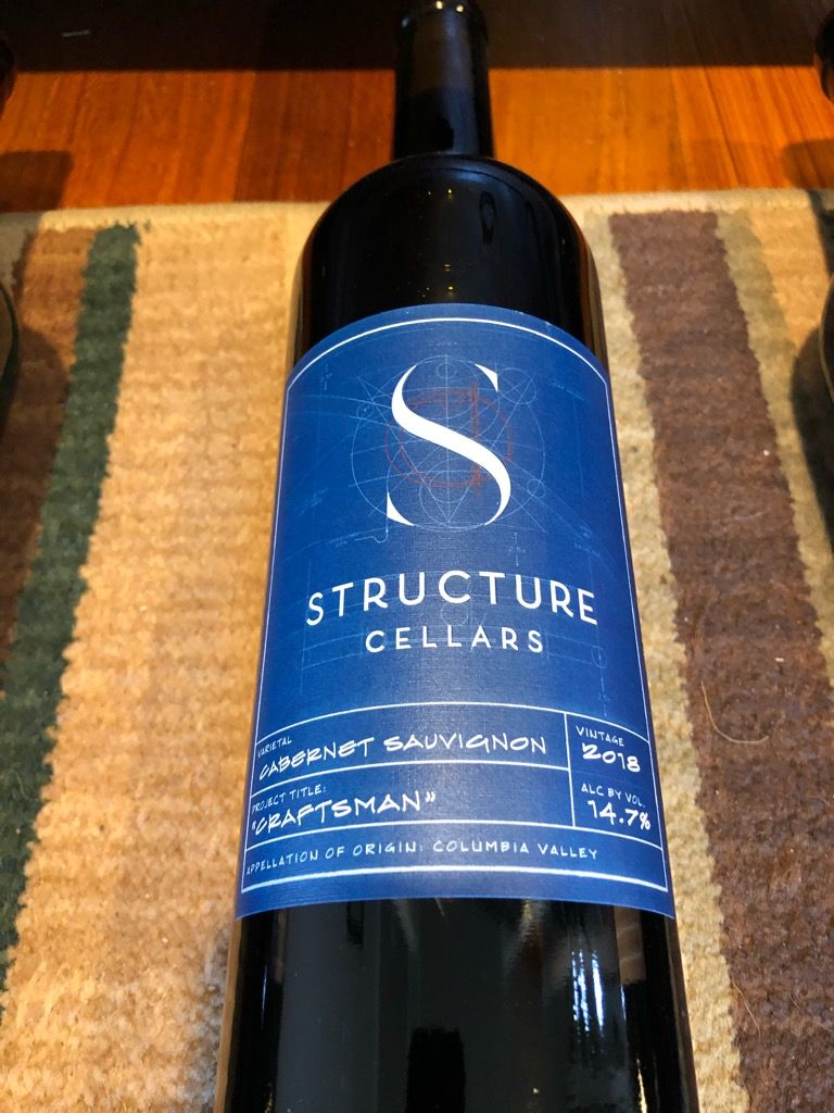 2018 Structure Cellars Cabernet Sauvignon Craftsman, USA, Washington ...