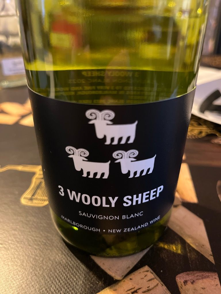 2023 Paul Sapin Sauvignon Blanc 3 Wooly Sheep, New Zealand, South ...