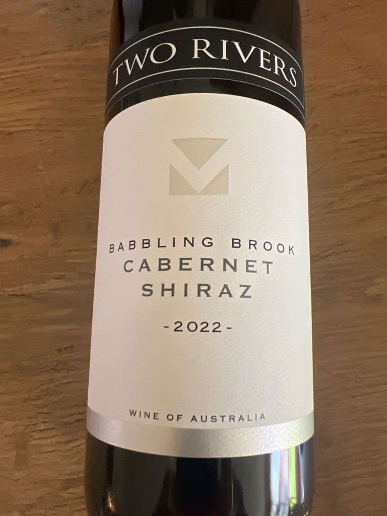 2022 Two Rivers Wines Shiraz Babbling Brook, Australia, New South Wales ...
