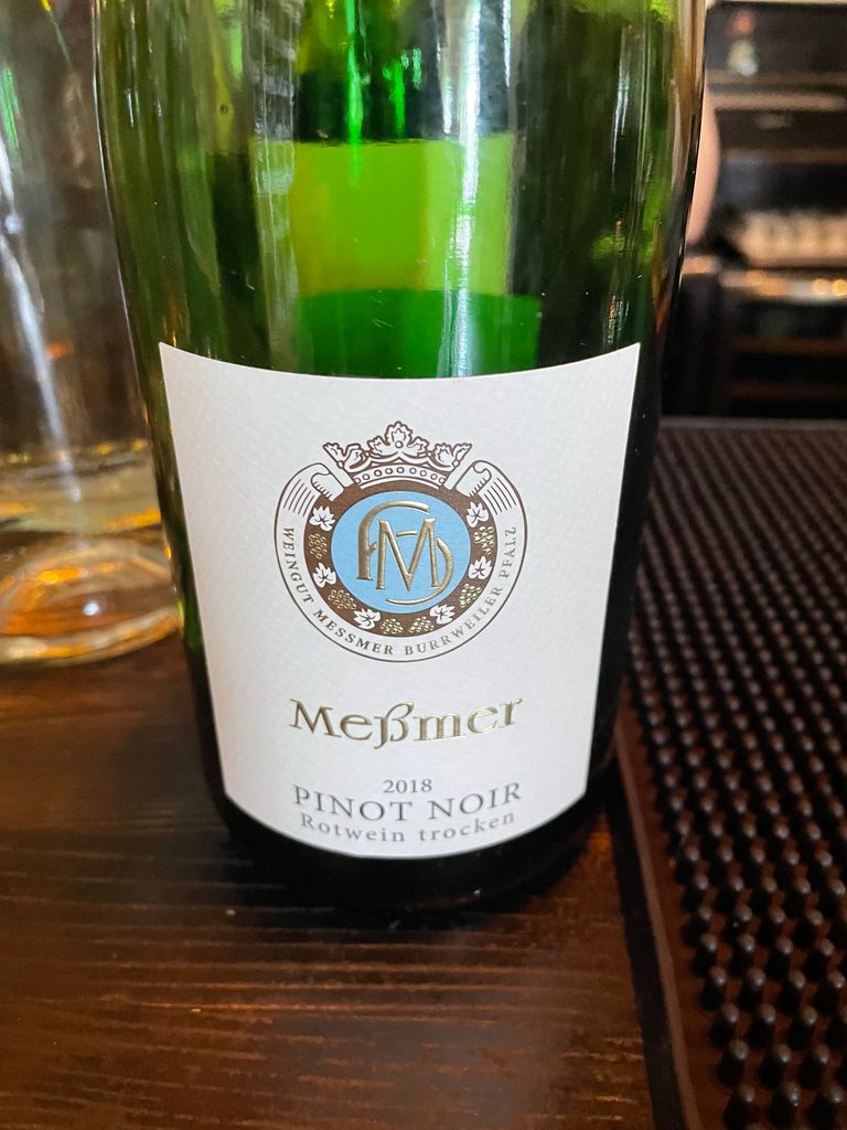 2019 Meßmer Pinot Noir, Germany, Pfalz - CellarTracker