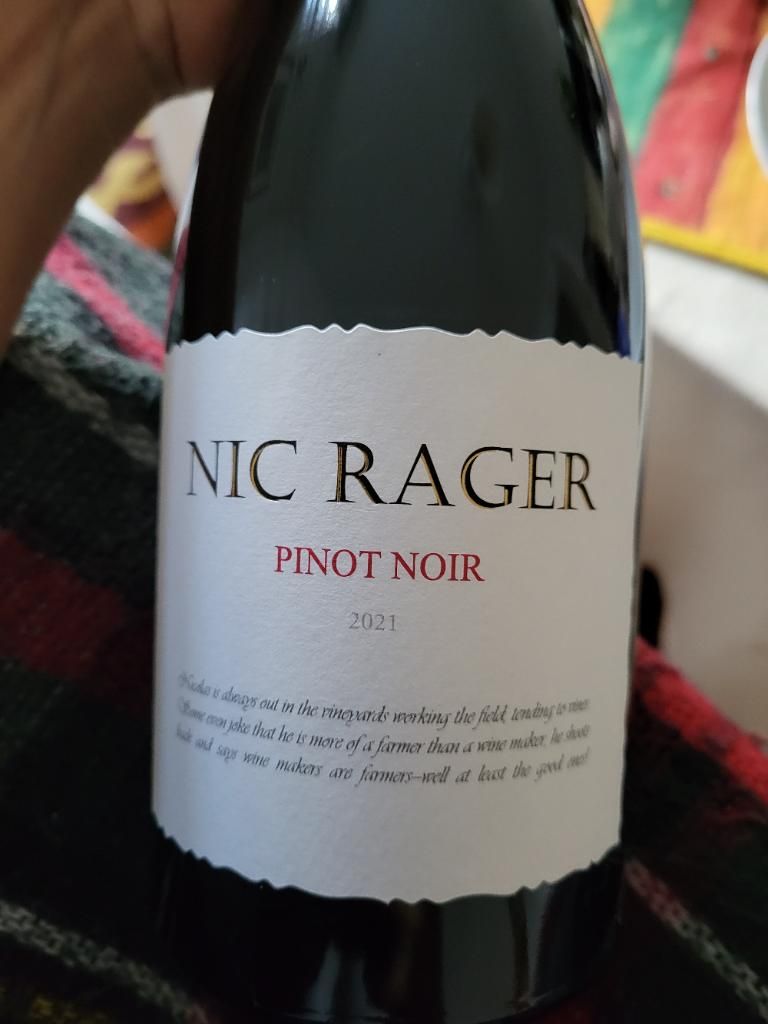 2023 Nic Rager Pinot Noir, France, Vin de France - CellarTracker