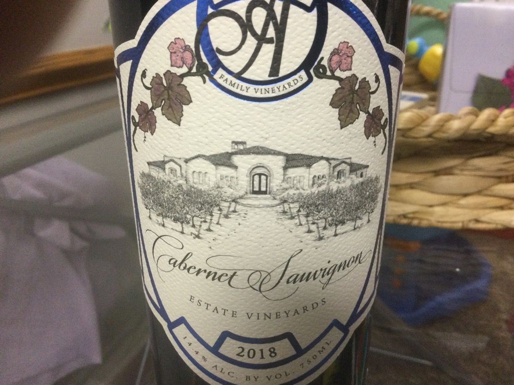 2017 Adkins Family Vineyards Cabernet Sauvignon, USA, California ...