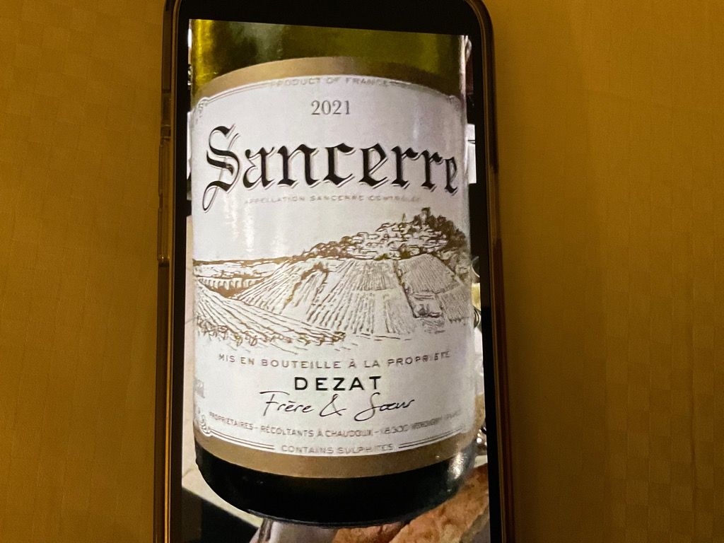 2021 Andre Dezat & Fils Sancerre, France, Loire Valley, Upper Loire ...