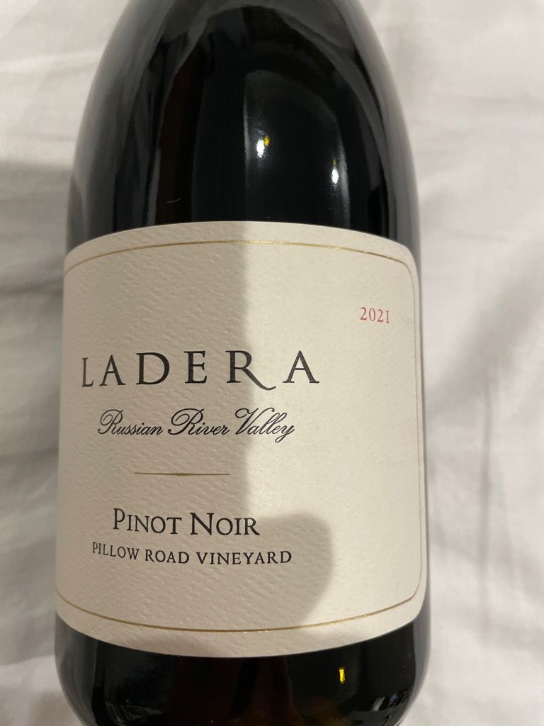 2021 Ladera Pinot Noir Pillow Road Vineyard, USA, California, Sonoma ...