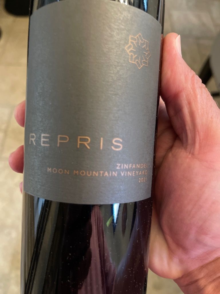 2021 Repris Zinfandel Moon Mountain Vineyard, USA, California, Sonoma ...
