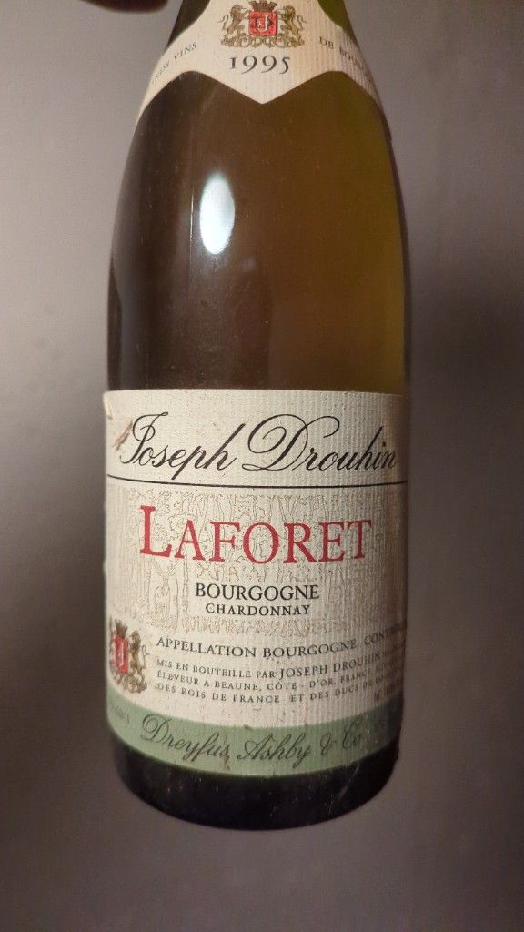 1995 Joseph Drouhin Chardonnay Bourgogne Blanc Laforet, France ...