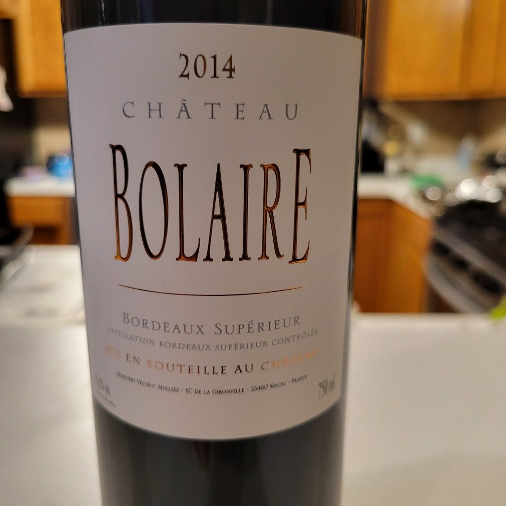 NV Château Bolaire, France, Bordeaux, Bordeaux Supérieur - CellarTracker