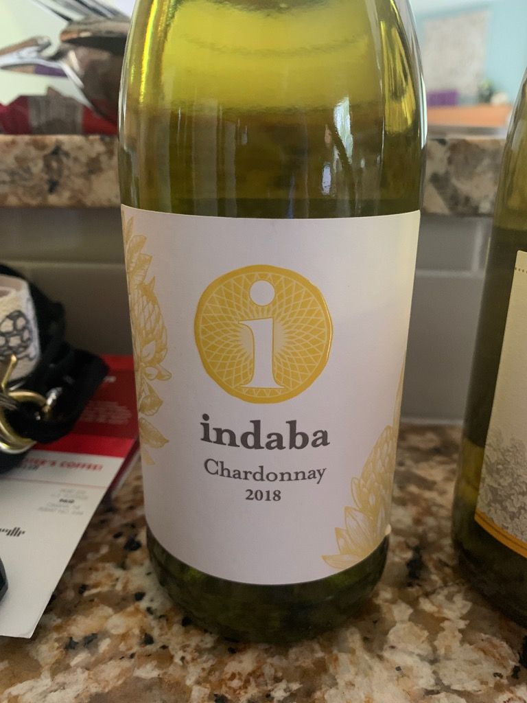 2018 Indaba Chardonnay, South Africa, Western Cape - CellarTracker