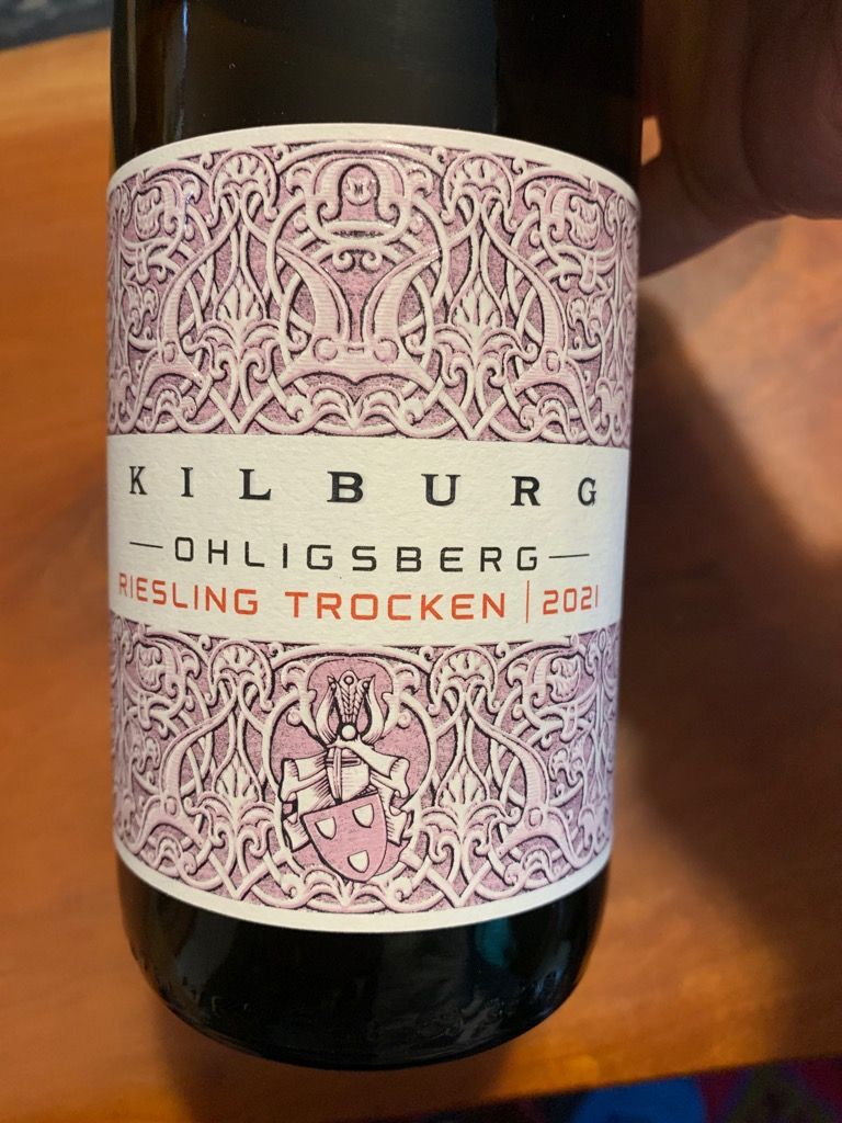 2021 Kilburg Ohligsberg Riesling trocken, Germany, Mosel Saar Ruwer ...