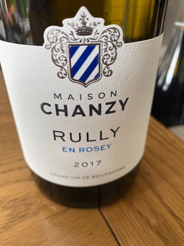 2019 Maison Chanzy Rully En Rosey, France, Burgundy, Côte Chalonnaise ...