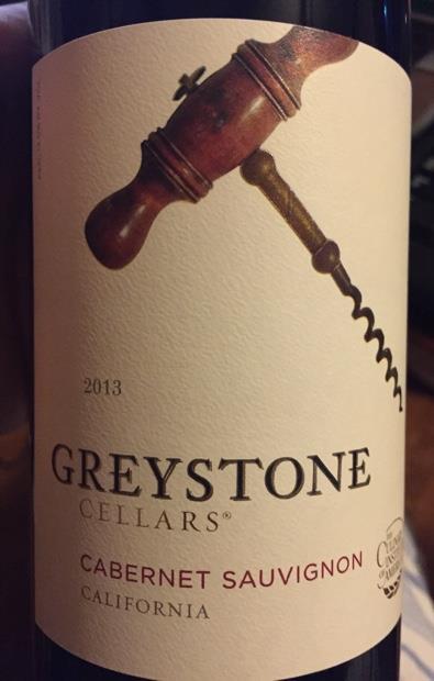 2013 Greystone Cellars Cabernet Sauvignon, USA, California - CellarTracker