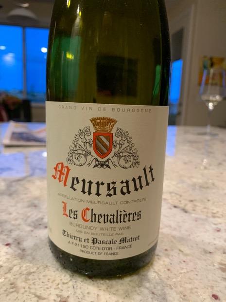 2017 Domaine Matrot Meursault Les Chevalières, France, Burgundy, Côte ...