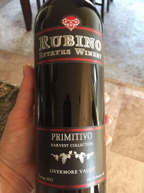 2012 Rubino Estates Winery Primitivo Harvest Collection, USA ...