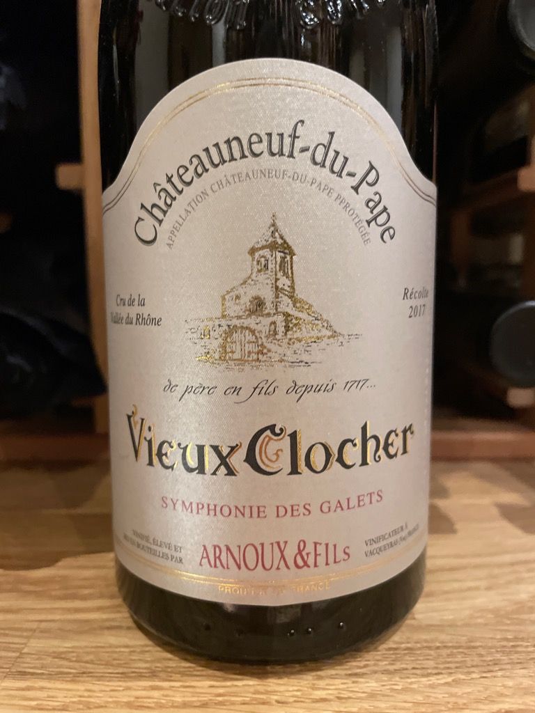 2019 Maison Arnoux & Fils Châteauneuf-du-Pape Vieux Clocher Symphonie ...