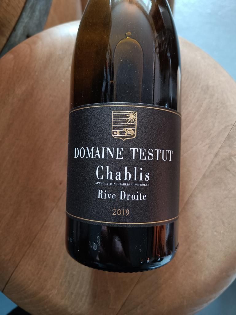 2019 Domaine Testut Chablis Rive Droite, France, Burgundy, Chablis ...