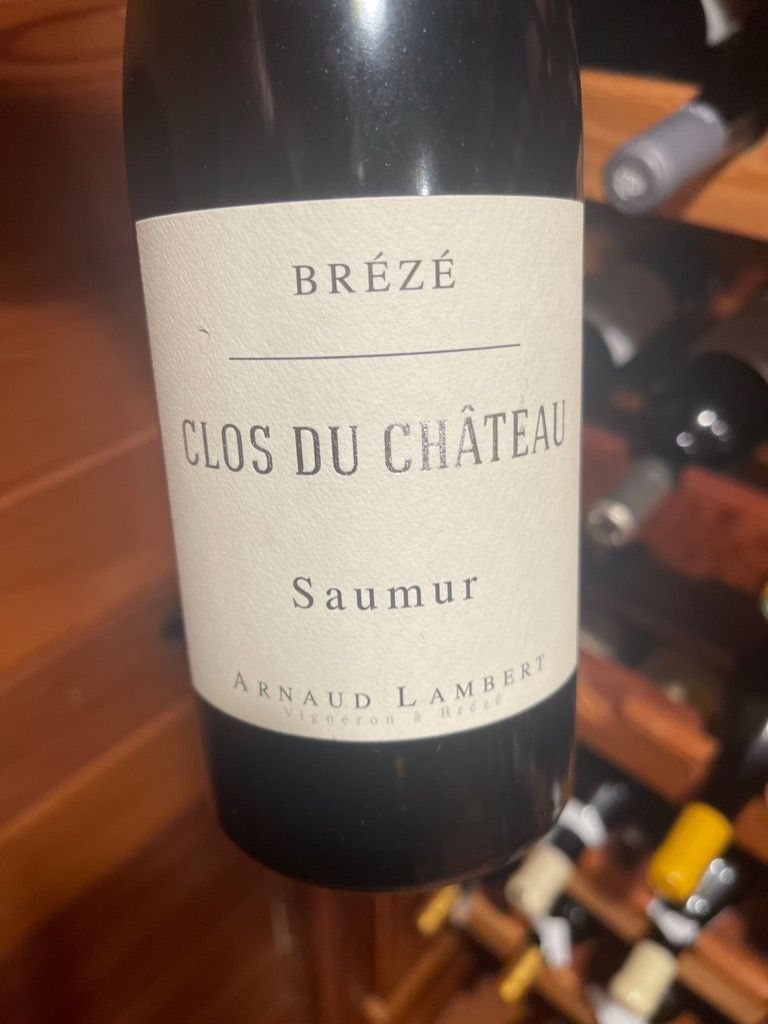 2019 Arnaud Lambert Saumur Brézé Clos du Château, France, Loire Valley ...