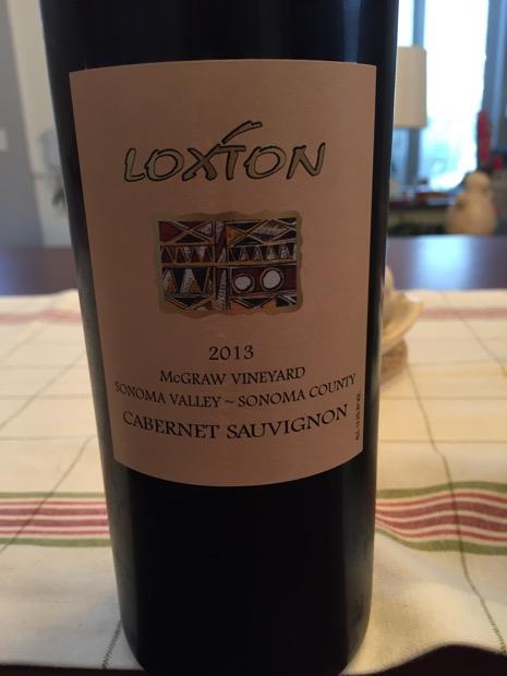 2013 Loxton Cabernet Sauvignon McGraw Vineyard, USA, California, Sonoma ...
