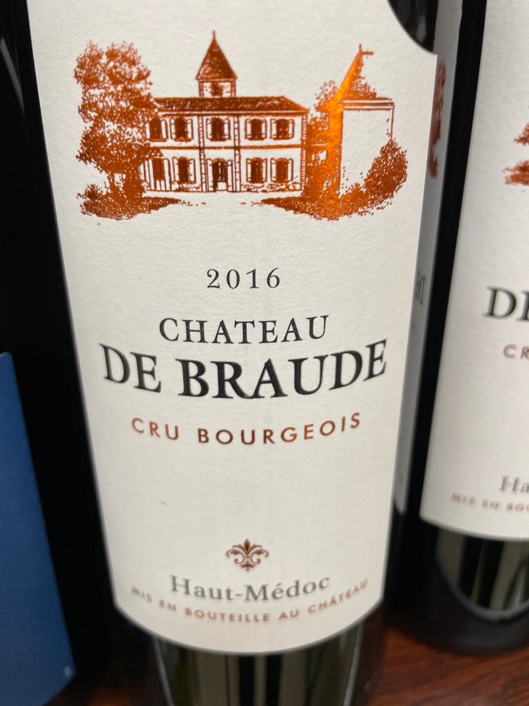 2018 Château de Braude, France, Bordeaux, Médoc, Haut-Médoc - CellarTracker