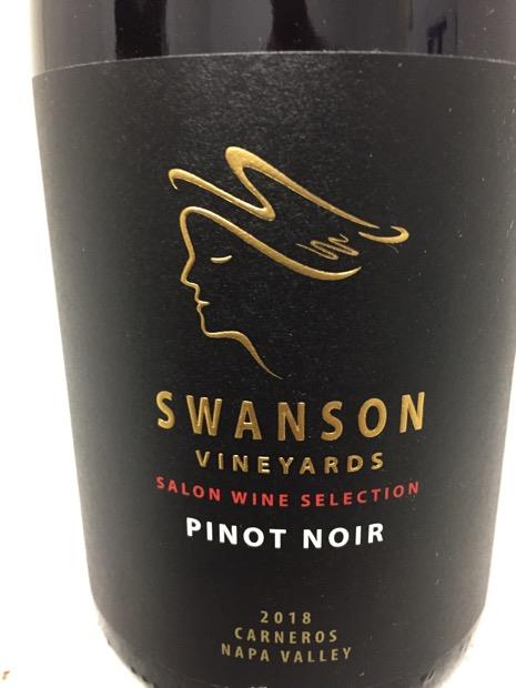 2018 Swanson Pinot Noir Salon Selection Swanson Vineyards, USA ...