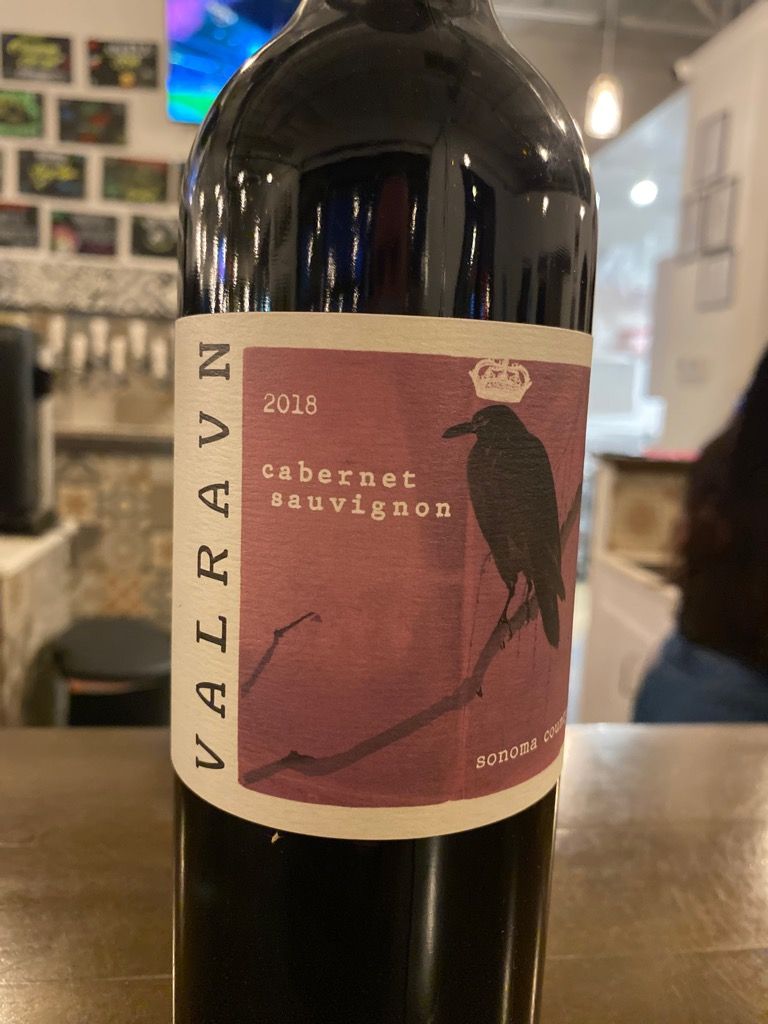 2018 Valravn Cabernet Sauvignon, USA, California, Sonoma County ...
