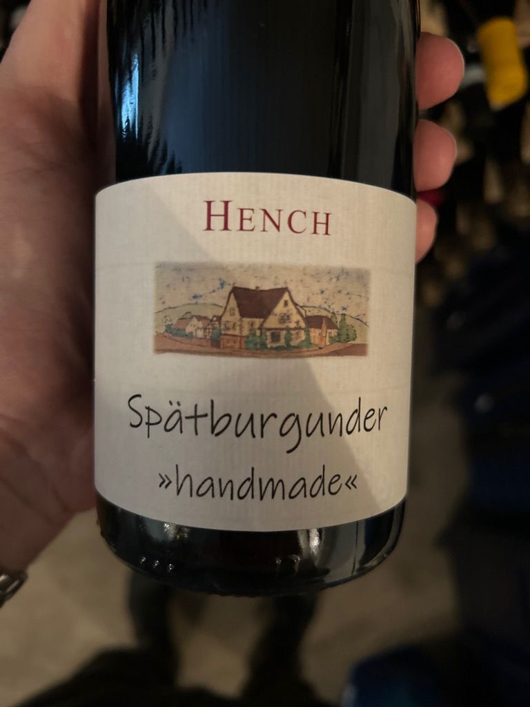 2018 Hench Spätburgunder Handmade, Germany, Franken - CellarTracker