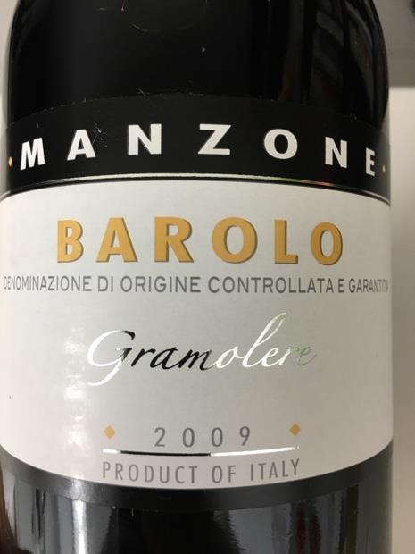 2009 Giovanni Manzone Barolo Gramolere, Italy, Piedmont, Langhe, Barolo ...