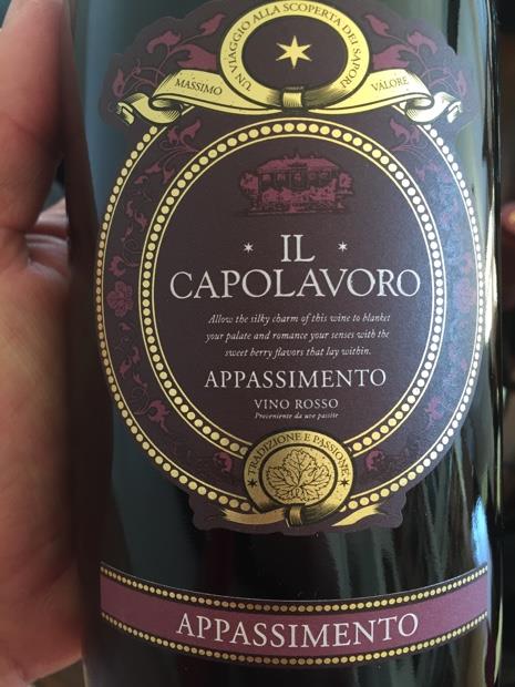 2013 Il Capolavoro Appassimento, Italy - CellarTracker