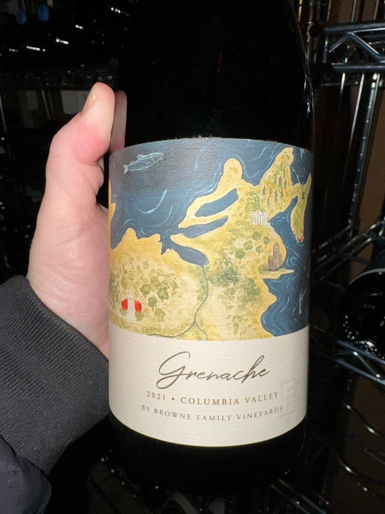 2021 Browne Family Vineyards Grenache, USA, Washington, Columbia Valley ...